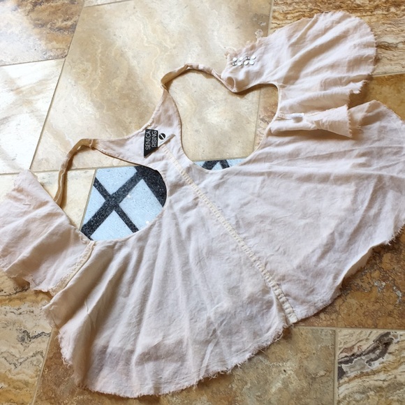 Seneca Rising | Tops | Pacsun Seneca Rising Frilly Vest W Laceraw Hems ...